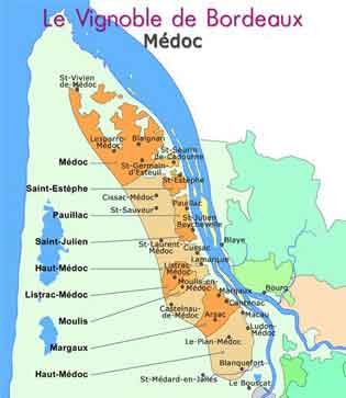 Route du medoc » Voyage - Carte - Plan